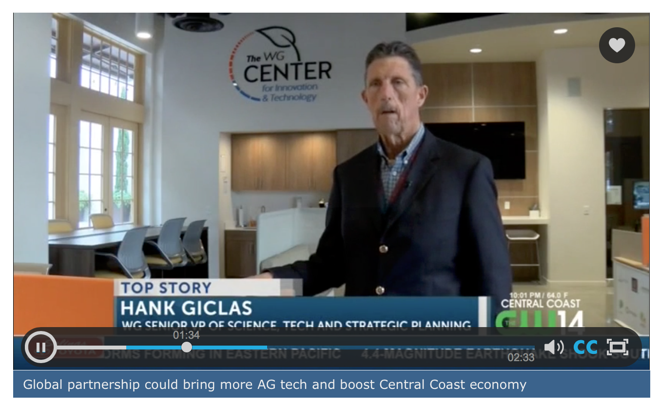 Watch: Global partnership could bring more AG tech to Salinas Valley ...